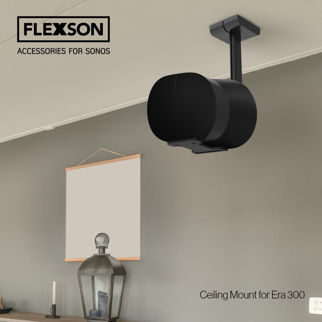FLEXSON Ceiling Mount for Era 300 (Black, Single) – Flexson Canada